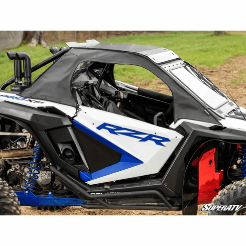 SuperATV Soft Cab Enclosure Upper Doors for Polaris RZR Pro XP