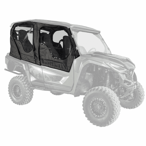 SuperATV Soft Cab Enclosure Upper Doors for Yamaha Wolverine RMAX 2 ...