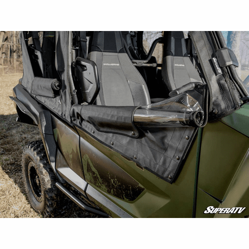 SuperATV Soft Cab Enclosure Upper Doors for Yamaha Wolverine RMAX 2 ...