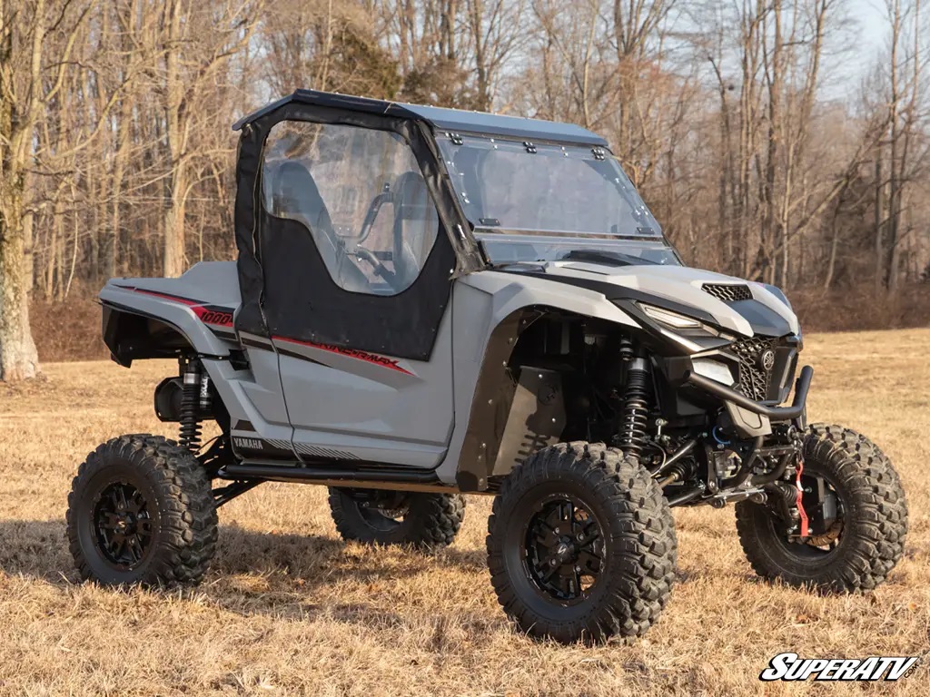 SuperATV Soft Cab Enclosure Upper Doors for Yamaha Wolverine RMAX 2 ...