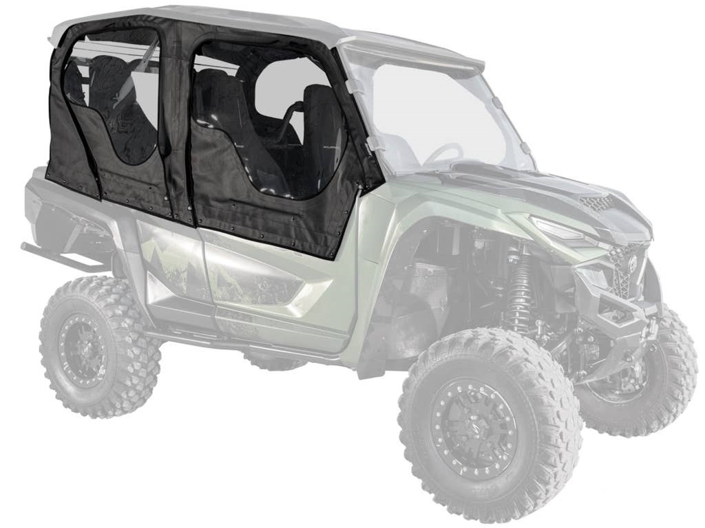 SuperATV Soft Cab Enclosure Upper Doors for Yamaha Wolverine RMAX 2 ...