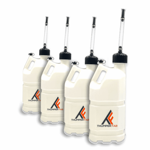 Thumper Fab | 5 Gallon Utility Jug with Filler Hose | 4 Pack