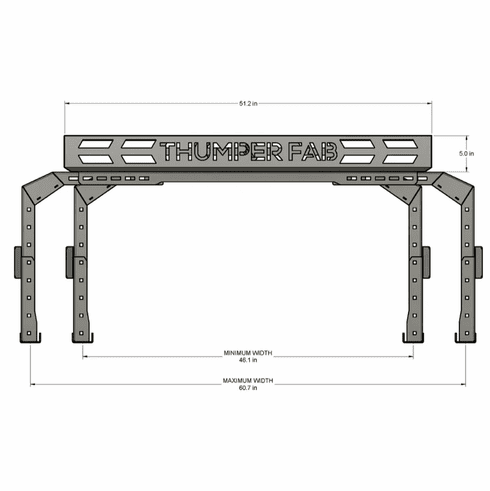 Thumper Fab | Universal | Bed Rack