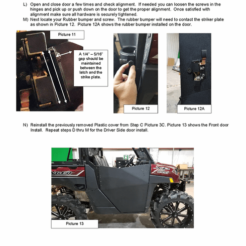 Trail Armor | 2021+ Polaris Ranger 1000 Crew | Half Doors