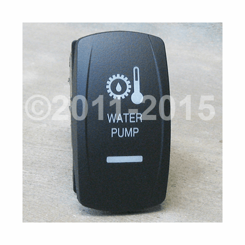 Water Pump - Dual Led Lighted Rocker Switch