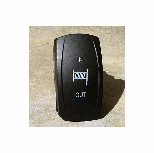 Winch In And Out - Momentary Led Lighted Rocker Switch