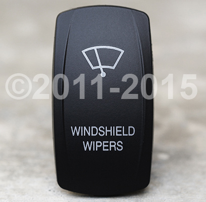 Windshield Wipers - Dual Led Lighted Rocker Switch