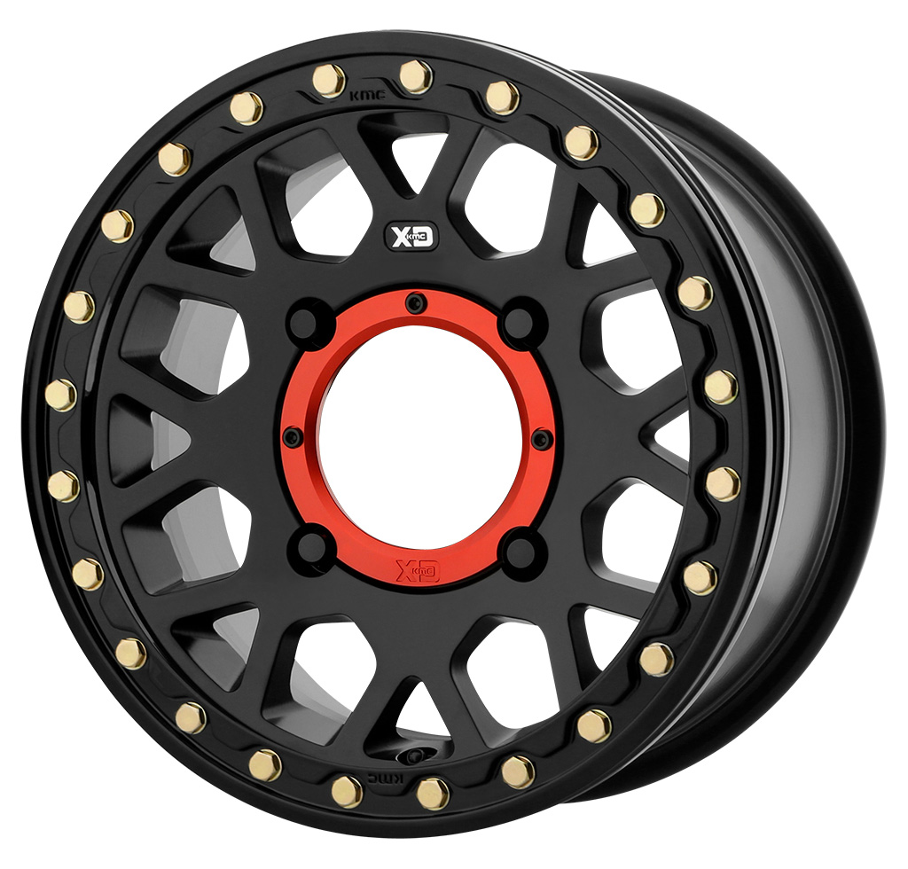 KMC XS235 Grenade Beadlock - 14" | 15" - Satin Black | Satin Bronze