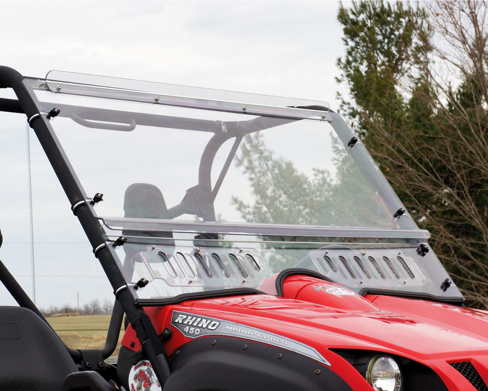 Yamaha Rhino Aero-Vent Lexan Windshield