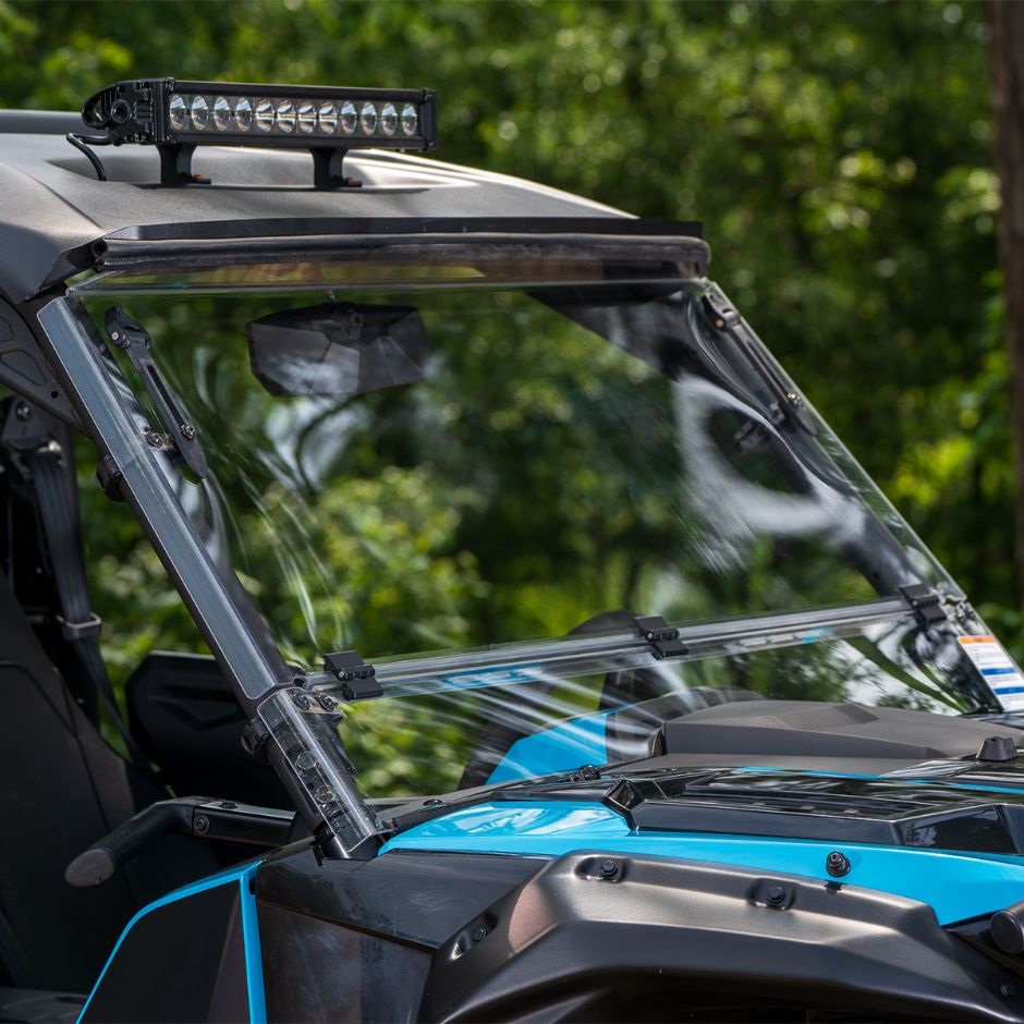 2021+ Yamaha Folding Polycarbonate Windshield for Wolverine RMAX | X2 ...