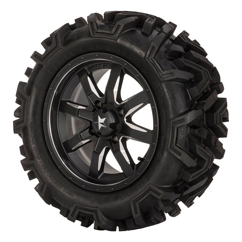 Yamaha Wolverine X2 | X4 MSA M25 Machined Wheel and EFX 27" Wheel and ...