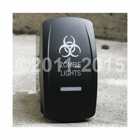 Zombie Lights - Dual Led Lighted Rocker Switch