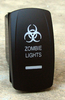 Zombie Lights - Dual Led Lighted Rocker Switch