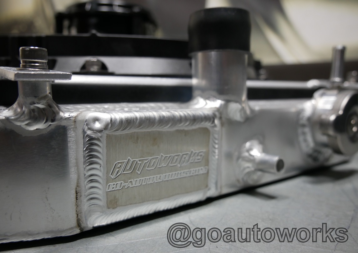 GO_AUTOWORKS Radiator + Shroud + SPAL Fan combo