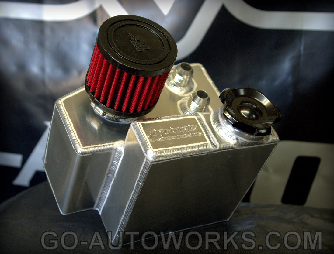 GO-AUTOWORKS Civic Overflow/catch can combo EK Civic 96-00