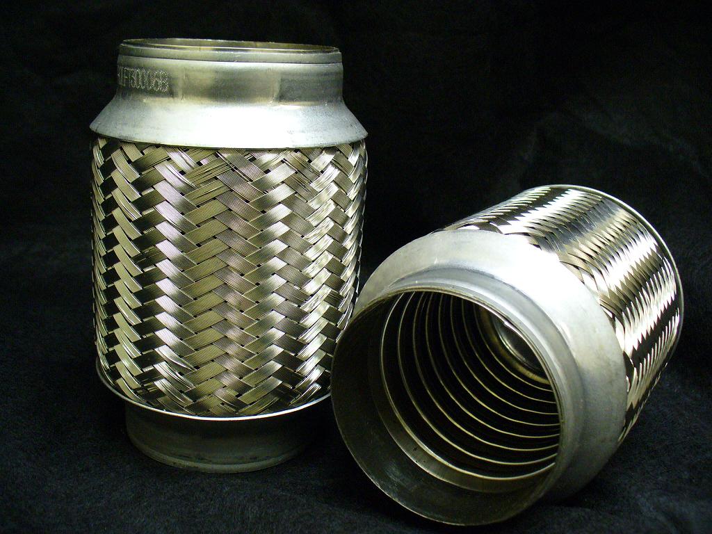 GO-AUTOWORKS 3" Stainless Flex section