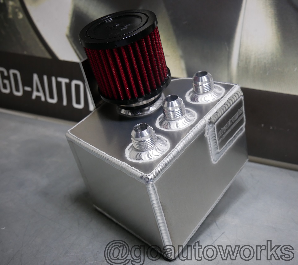 GO-AUTOWORKS Frame Mount Civic Catch Can EG 92-95 V2