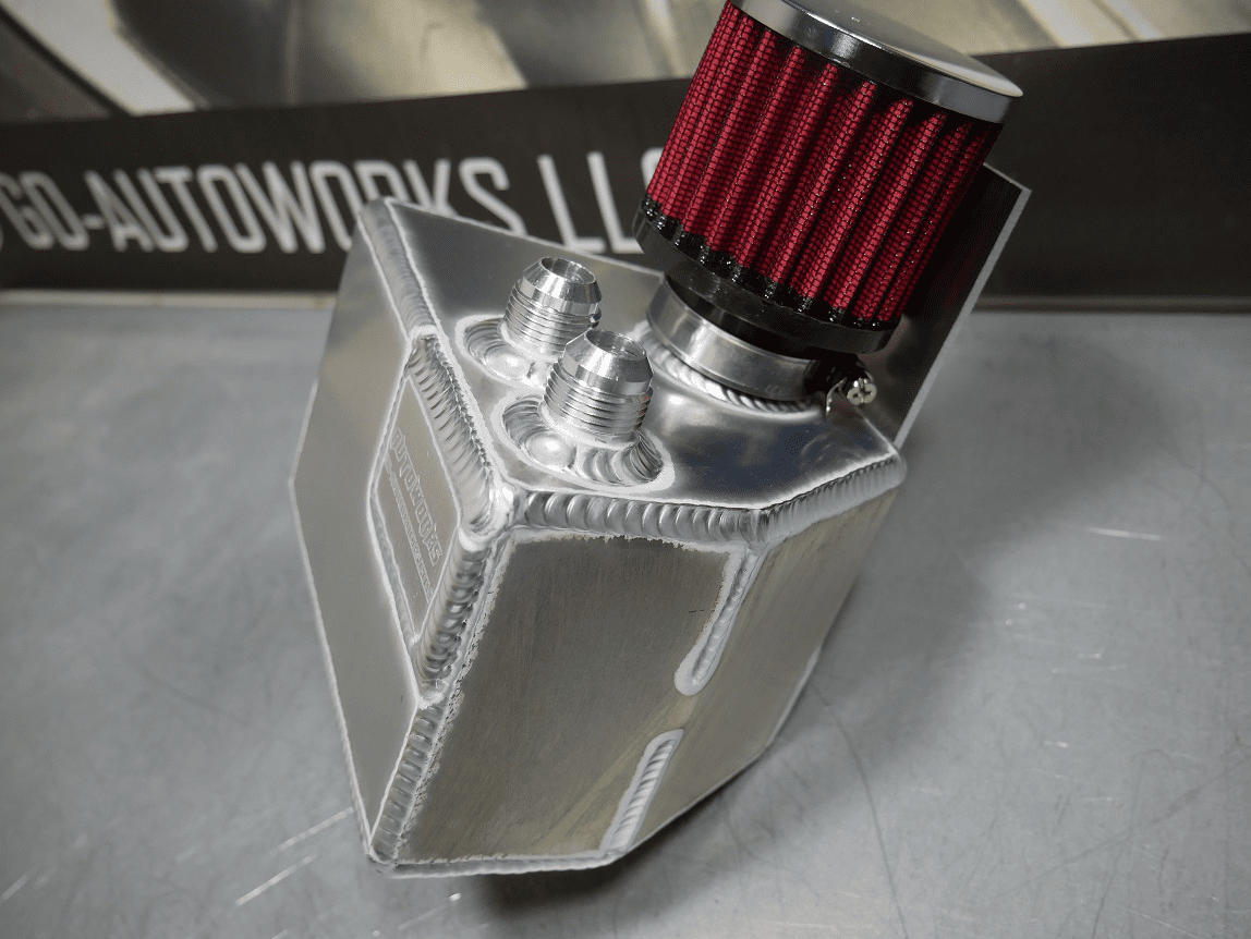 GO-AUTOWORKS Aluminum Catch Can Kit