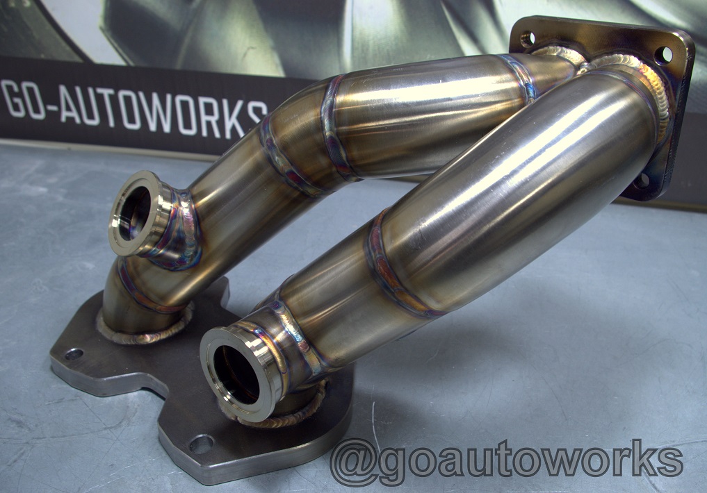 GO-AUTOWORKS RX7 FD Long Runner Big Tube Manifold