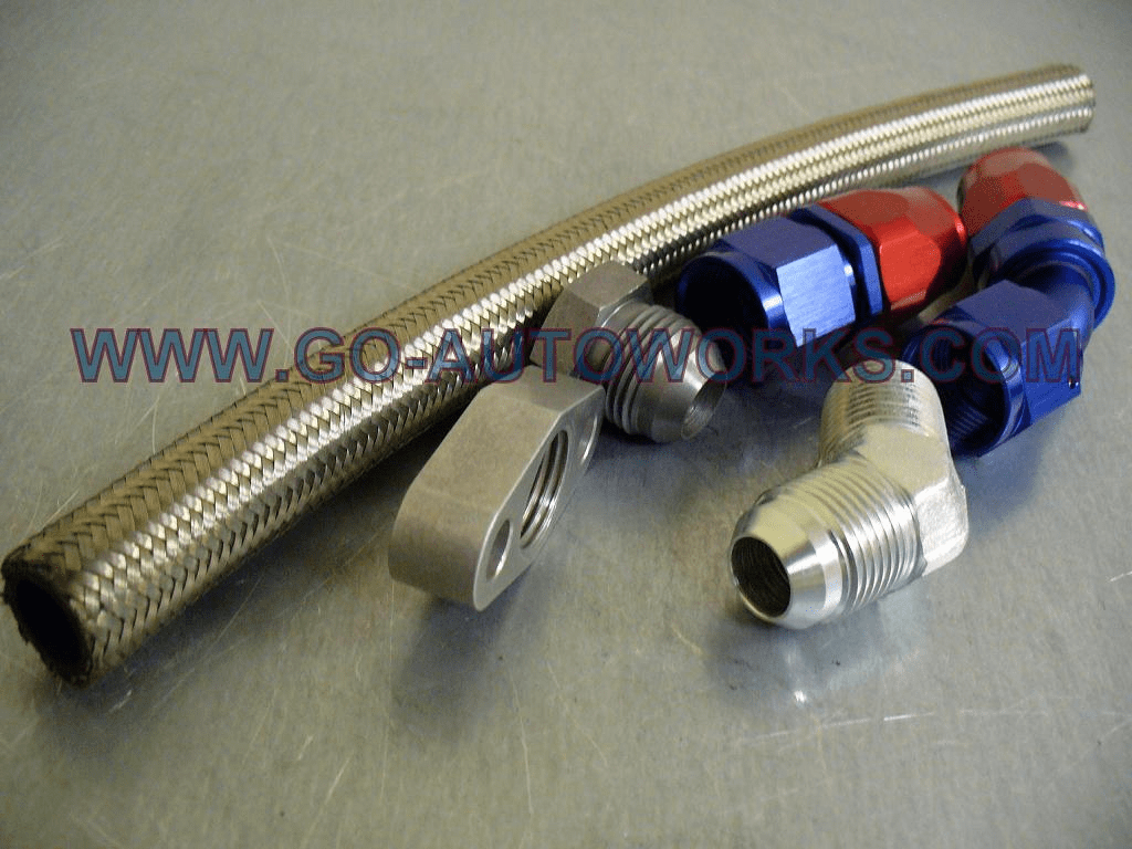 GO-AUTOWORKS Turbo Oil Line Kits, Fittings and Oiling!!