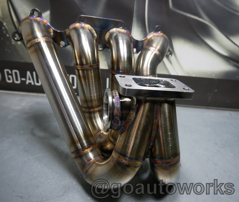 GO-AUTOWORKS Stainless Topmount Manifold D16 D15 B16 B18 H22
