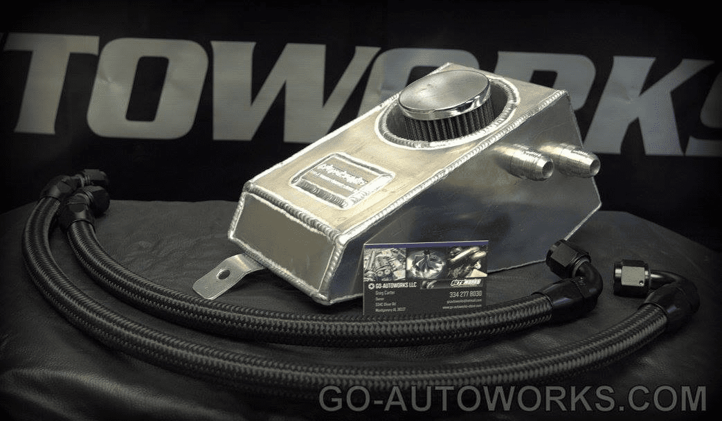 GO-AUTOWORKS Aluminum Catch Can Kit