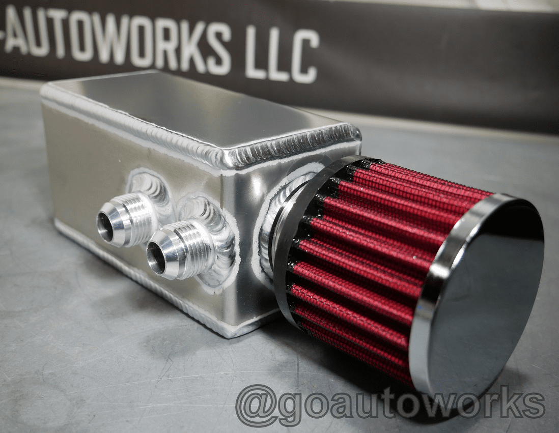 GO-AUTOWORKS Aluminum Catch Can Kit