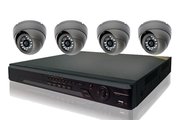 ProPlus Series PRO4PIB 4 Camera CCTV System with Eyeball Night-Vision ...