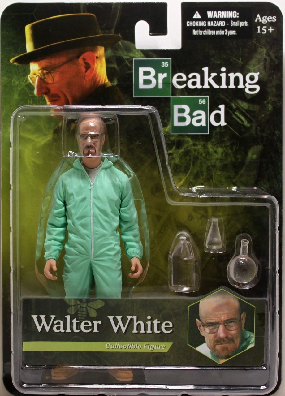 Breaking Bad Green Hazmat Suit Walter White Action Figure