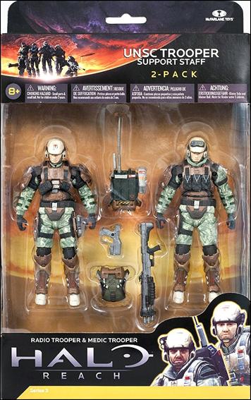 Halo Reach Series 3 UNSC Trooper Support Staff Medic Trooper And Radio ...