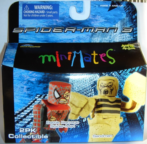 Marvel MiniMates Series 18 Spider-Man 3 Battle Damage Spider-Man and ...