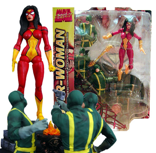Marvel Select Spider Woman 7in Action Figure DST Toys spiderwoman
