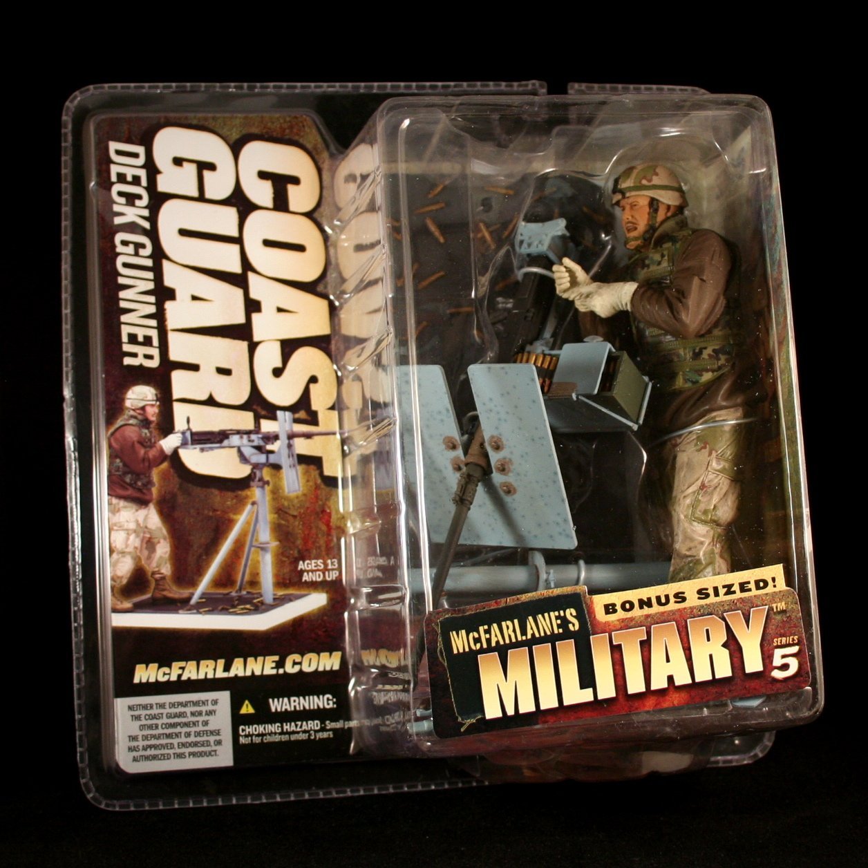 Military Series 5 Coast Guard Deck Gunner Action Figure