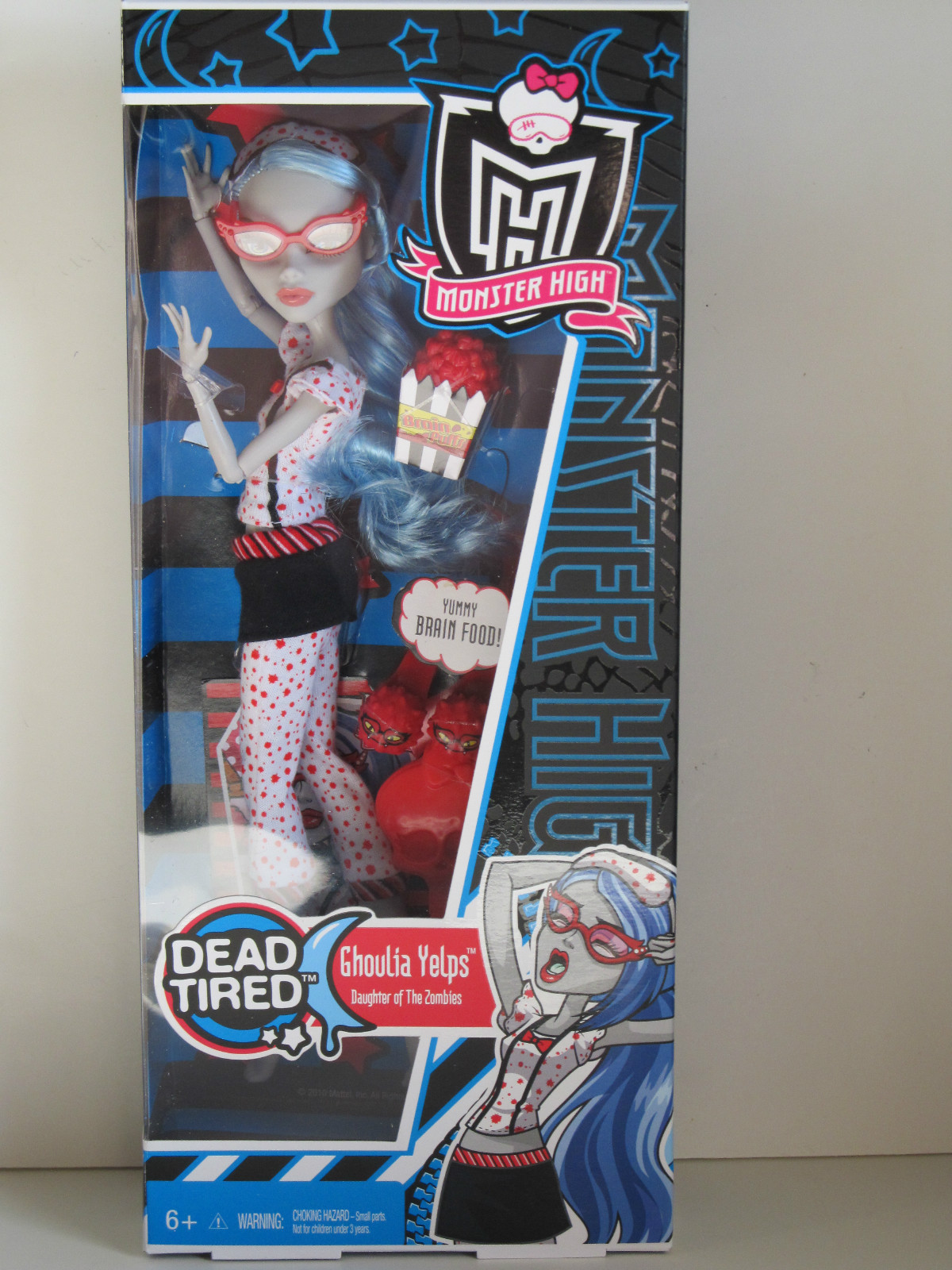 Monster High Dolls Dead Tired Series Ghoulia Yelps Action Figure