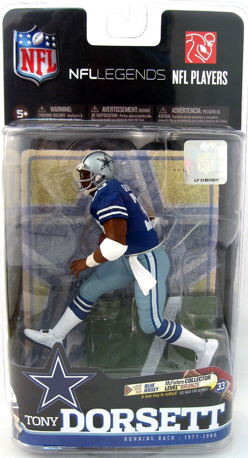 collector level mcfarlane NFL Legends 6 Tony Dorsett figure