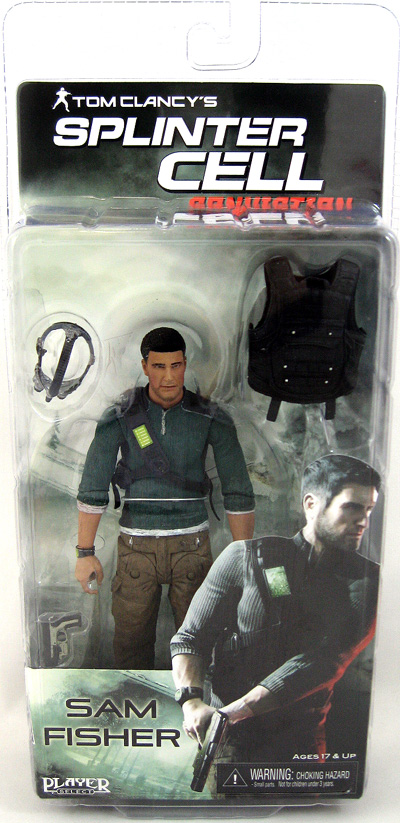 Splinter Cell Conviction Sam Fisher with Vest Variant Action Figure