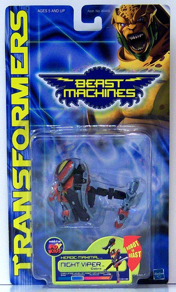 Transformers Beast Machines Night Viper Cobra Action Figure
