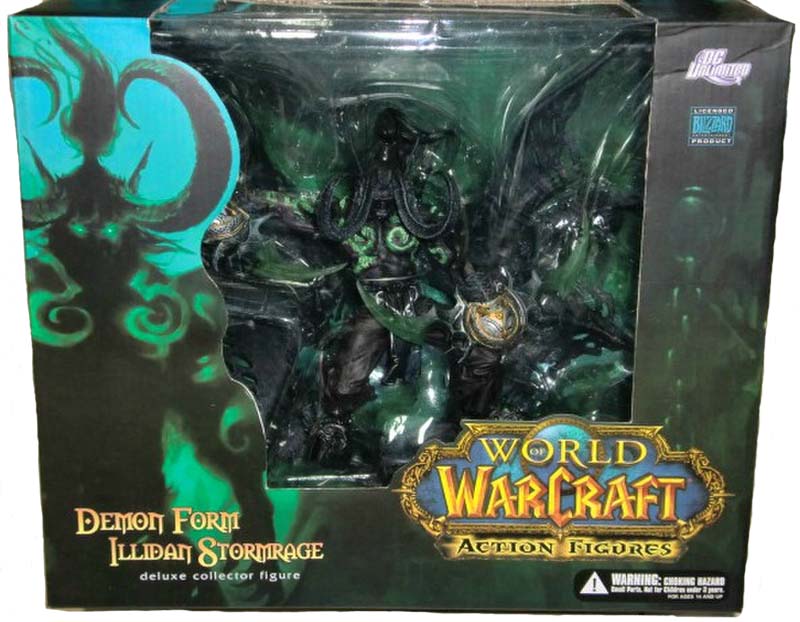 World Warcraft ILLIDAN Demon Form Figure boxed set