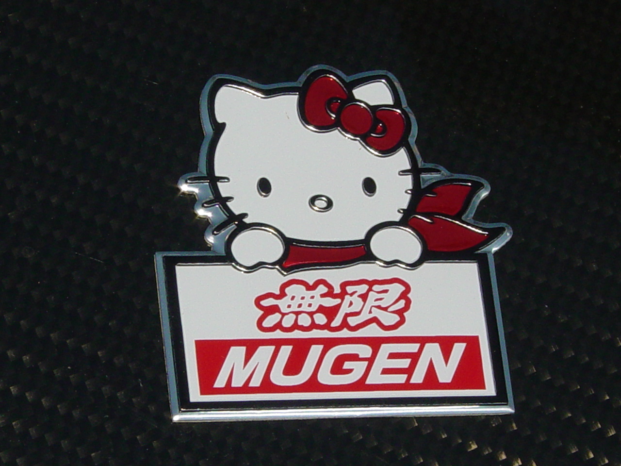 Hello Kitty Honda Acura Mugen Emblem