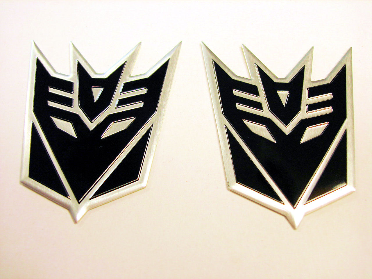 Transformers Decepticon Emblems Black