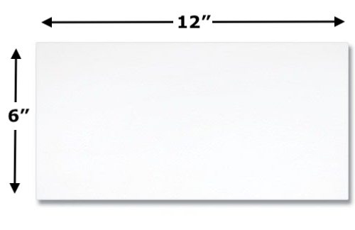 6x12 Thassos White Marble Honed Matte Floor and Wall Tile