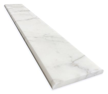 Calacatta Gold Marble 6x36 Threshold Saddle Honed