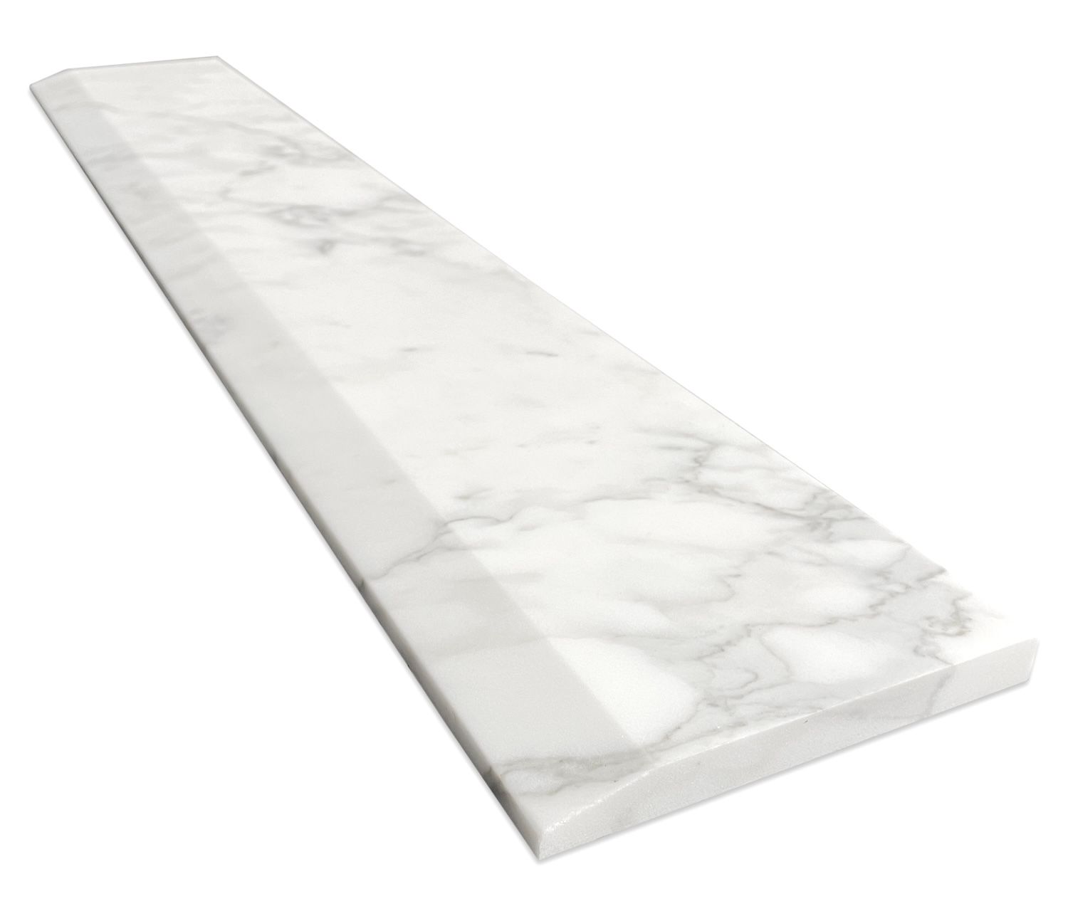 Calacatta Gold Marble 6x36 Threshold Transition Polished