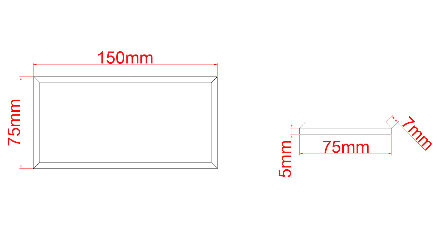 Carrara Bianco Honed 3x6 Beveled Pillowed Marble Tile