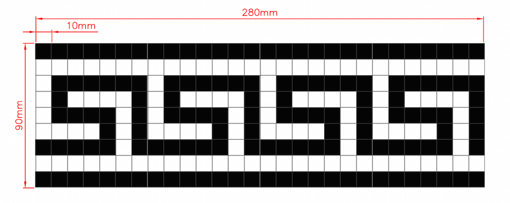 Greek Key Mosaic