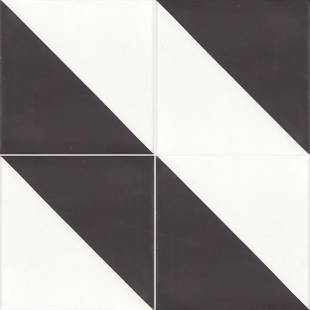 Handmade Cement Tiles Diagonal Slant
