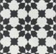 Handmade Cement Tiles Azrou Black and White