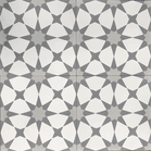 (SAMPLE 1 PIECE) Handmade Encaustic Cement Tiles Medina Gray