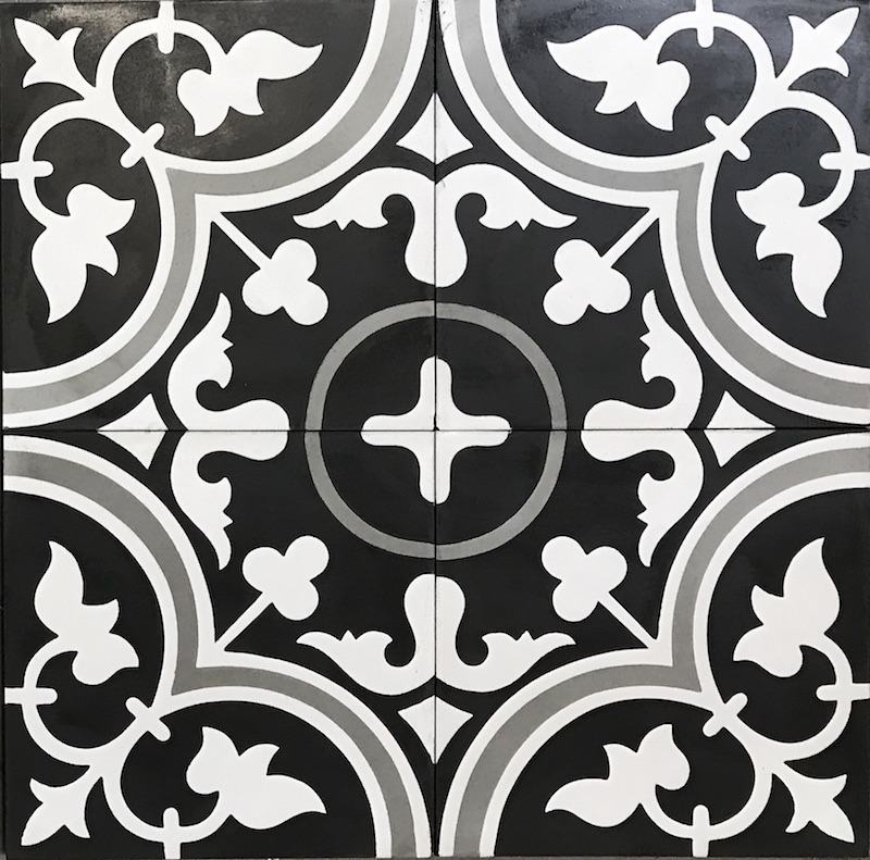 Handmade Encaustic Cement Tiles Floret