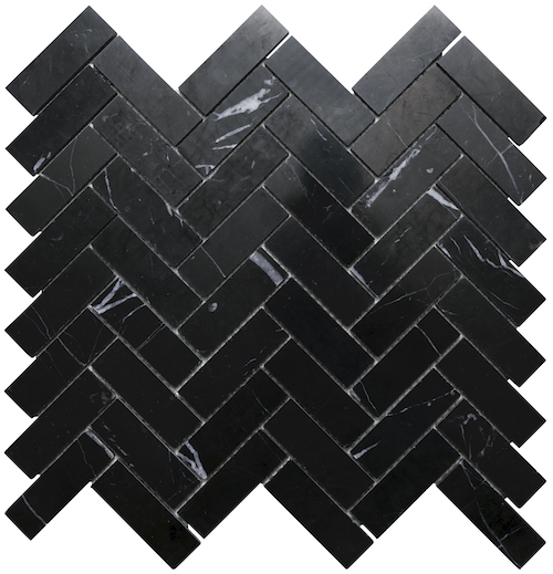 Black Mosaic Tile